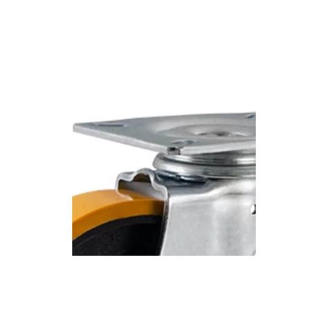 Rodizio Placa Giratória 5” Roda De Ferro 300kg Colson