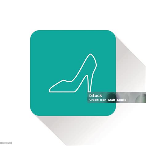 Ikon Vektor Sepatu Wanita Ilustrasi Stok Unduh Gambar Sekarang