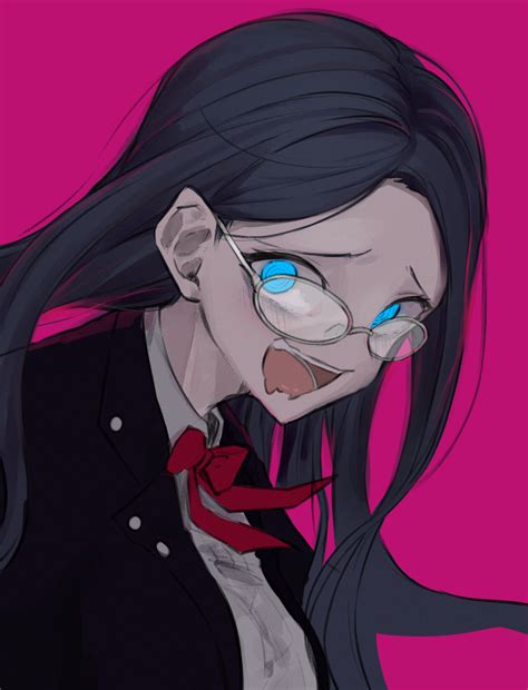 Safebooru 1girl D Bangs Black Hair Blue Eyes Blue Hair Collared