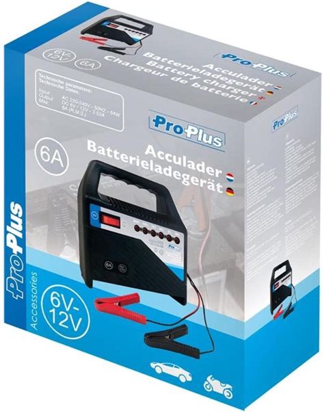 Pro Plus Acculader 6 Volt And 12 Volt 6 Ampère Bol