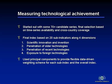 Technology Diffusion In The Developing World Andrew Burns