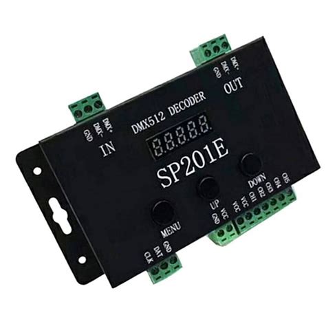 Dmx 512 Dmx Spi Decoder Signaalomzetter Voor Led Strips