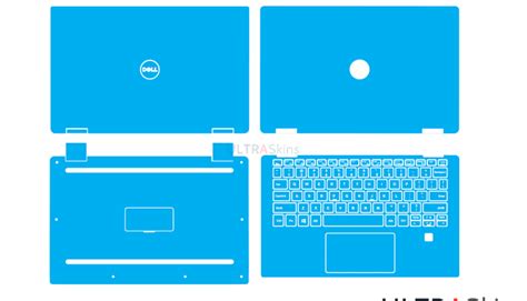 Dell Vostro Inspiron Skin Template Vector Cut File ULTRASkins Net