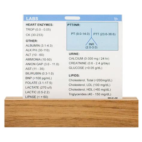 Lab Values Badge For Nurses Etsy