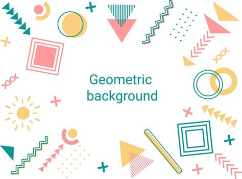 Premium Vector Colored Geometric Abstract Background Colored Geometric Abstract Background