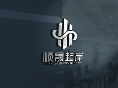 房地产logo 标志设计皓日当空 站酷zcool