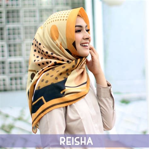 Jual Hijab Voal Printing Hijab Murah Hijab Segiempat Hijab Voal Motif Reisha By Zaneva