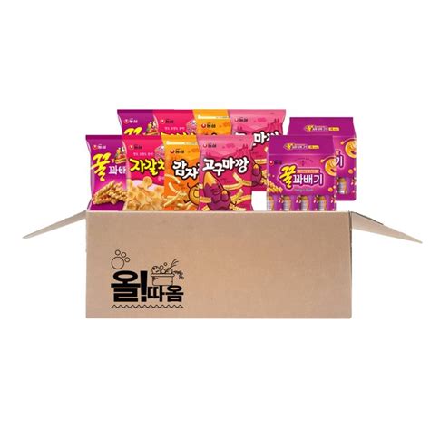 농심 꿀꽈배 미니팩 30gx4번들 2개 인기스낵 4번들 2개 꿀꽈배기 감자깡 자갈치 홈플러스 택배배송