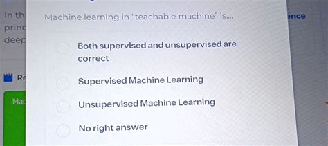 Machine Learning In Teachable Machine Is Ence StudyX