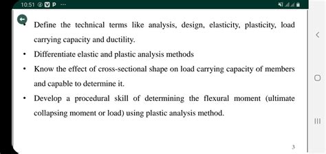 Define The Technical Terms Like Analysis Design Elasticity Plasticity