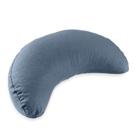 Yogakissen Halbmond Marine Blue
