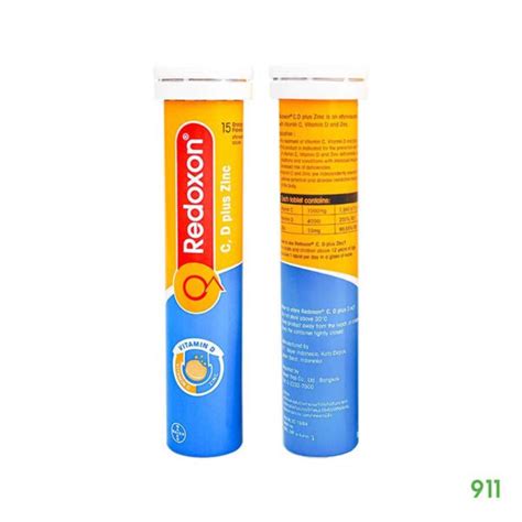 เรด็อกซอน ซี ดี พลัส ซิ้งค์ Redoxon C D Plus Zinc 911drugstore