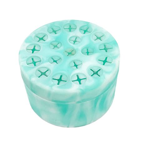 Linashi Floral Display Holder Silicone Spiral Stem Holder Vase Insert