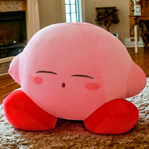 Giant Kirby Squishy Plush Kirby Plushie Pillow Anime Kawaii Plushie Toy