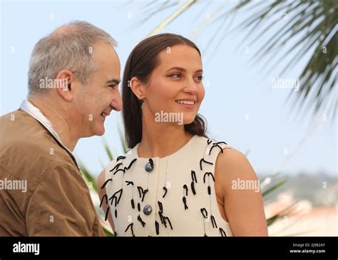 Cannes France 21st May 2022 Director Olivier Assayas And Alicia