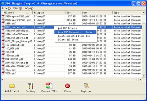 PDF Margin Crop Screenshots Screen Capture