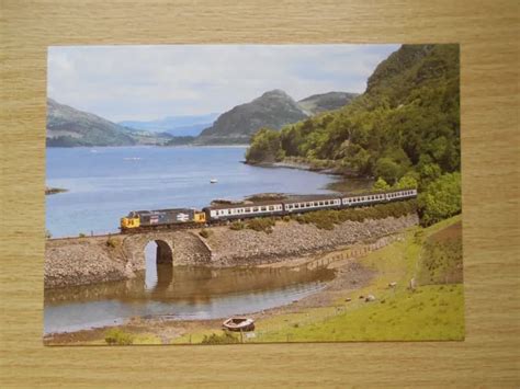 Class 37 No 37417 Diesel Locomotive Kyle Of Lochalsh Photograph
