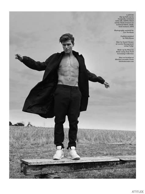 Oliver Cheshire Covers Attitude September 2014 Issue The Fashionisto