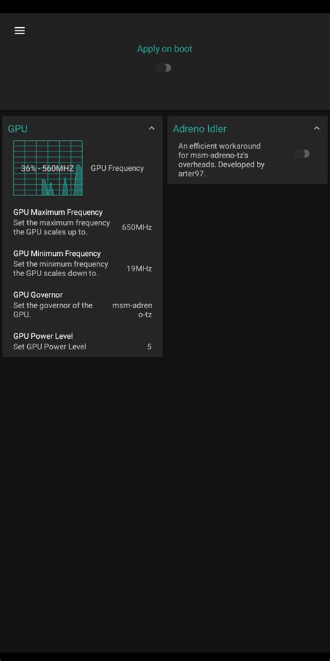 Bug I Cant Switch Onoff Adreno Idle Feature · Issue 85 · Smartpacksmartpack Kernel Manager