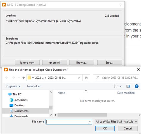 Missing Files When Moving Examples To A Different Fpga Target Ni