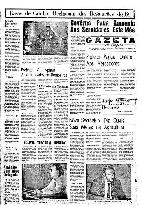 Jornais De Sergipe Gazeta De Sergipe
