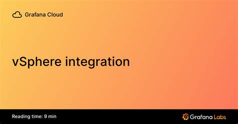 Vsphere Integration Grafana Cloud Documentation Vsphere Integration Grafana Cloud Documentation
