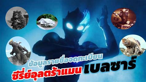 ขอมลรายชอจดทะเบยนการคาใหมของซรย อลตราแมน เบลซาร และมโน