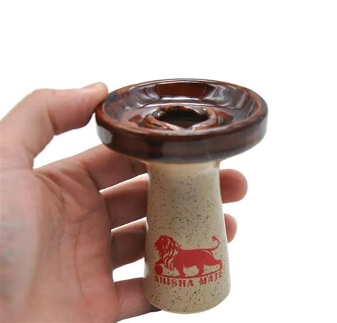 ₩8009에서 아라비아 액세서리 물 담뱃대 연기 냄비 세라믹 그릇 붉은 점토 세라믹 깊은 연기 냄비 Dhgate