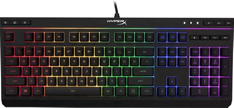 Hyperx Alloy Core Rgb Membrane Gaming Keyboard Comfortable Quiet Silent Keys With Rgb Led Hyperx Alloy Core Rgb Membrane Gaming Keyboard Comfortable Quiet Silent Keys With Rgb Led