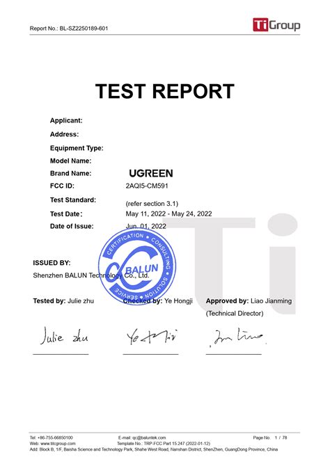 UGREEN CM591 Bluetooth 5.3 Adapter User Manual