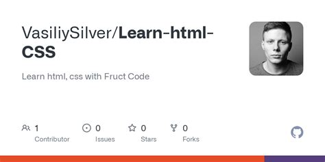 GitHub VasiliySilver Learn Html CSS Learn Html Css With Fruct Code
