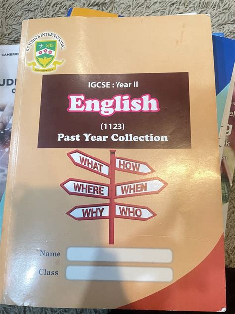 Igcse English Past Year Paper Hobbies And Toys Books And Magazines