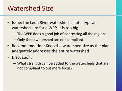 Leon River Watershed Protection Plan Addressing Epa Comments Ppt
