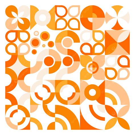 Geometric Orange Vector Geometric Orange Geometric Digital Design