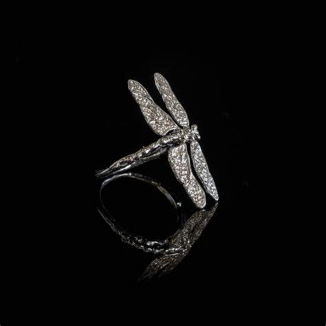 Silver Dragonfly Ring Aj Tuscany Art Jewelery In Tuscany