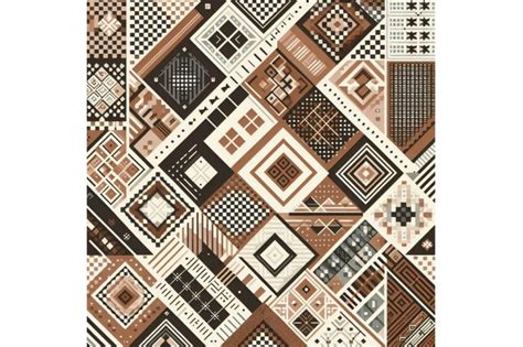 Seamless Brown Checkered Pattern By Dianaxstoyanova Thehungryjpeg