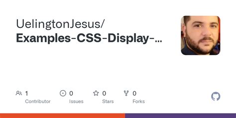 GitHub UelingtonJesus Examples CSS Display Flex