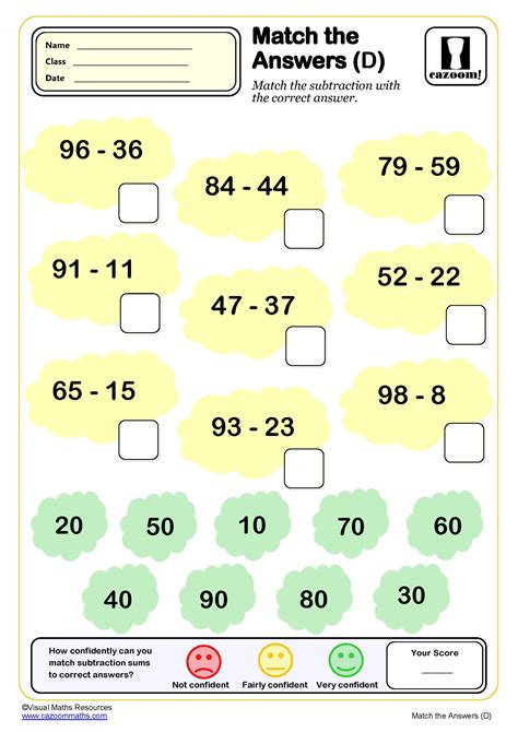 Year 2 Single Digit Subtraction Worksheets Pdf Printable Worksheets