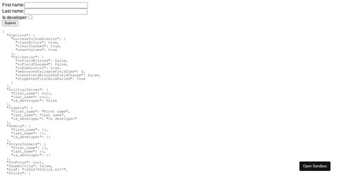 Vue Form Wrapper JS Forked Codesandbox