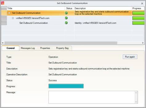Agent Outbound Communication Set Registration Key In Console