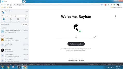 how to use skype in browser nawrc