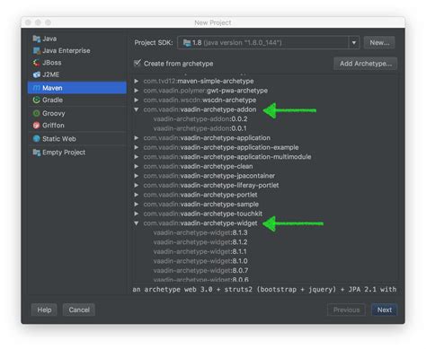 Maven Which Vaadin Archetype For Making An Add On Client Side Development Stack Overflow