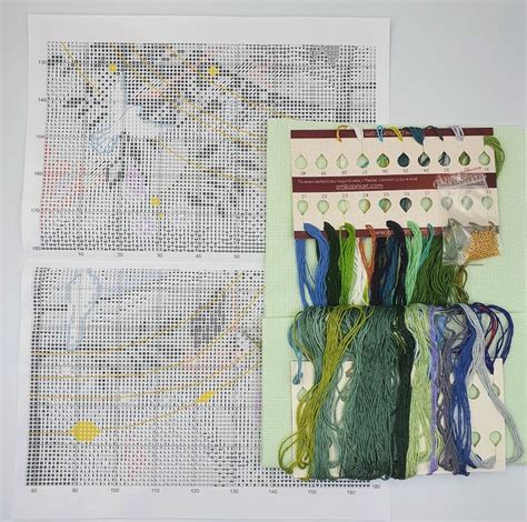 DIY Counted Cross Stitch Kit World Tree Etsy