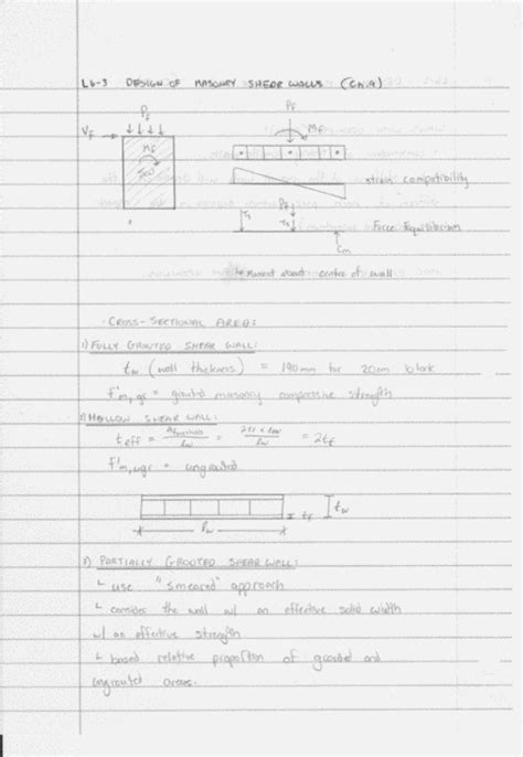 Civeng W Lecture Lecture Design Of Shear Walls Pdf Oneclass