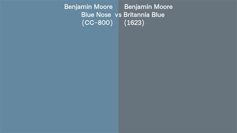 Benjamin Moore Blue Nose Vs Britannia Blue Side By Side Comparison