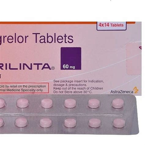 60mg Ticagrelor Tablet At ₹ 400 Strip Brilinta Tablet In Nagpur Id 2856562448673