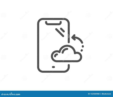 Backup Sign Connected To A Laptop Illustration Royalty Free Cartoon