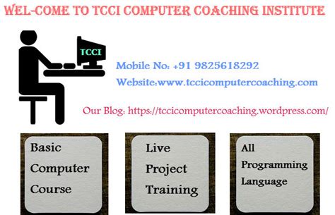 Wel Come To Tcci Computer Coaching Institute Tcci Tccicomputercoaching