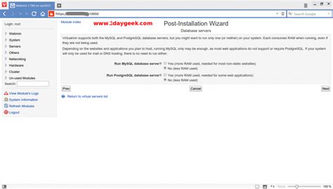 Install Virtualmin 418 In Linux Via Rpm File 2daygeek