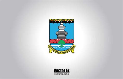 Kabupaten Serang Sepi Ing Pamrih Rame Ing Gawe Logo Vector Ez